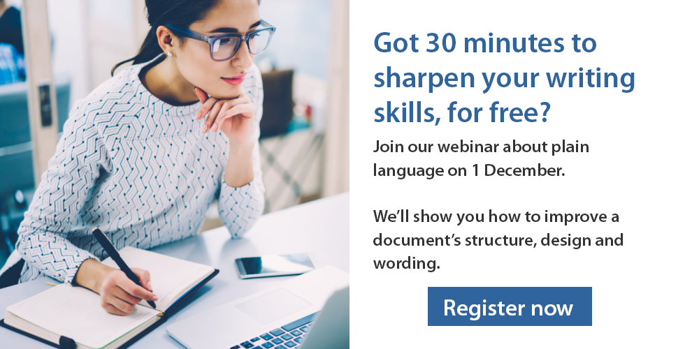 Australia’s leading provider of plain English training and editing